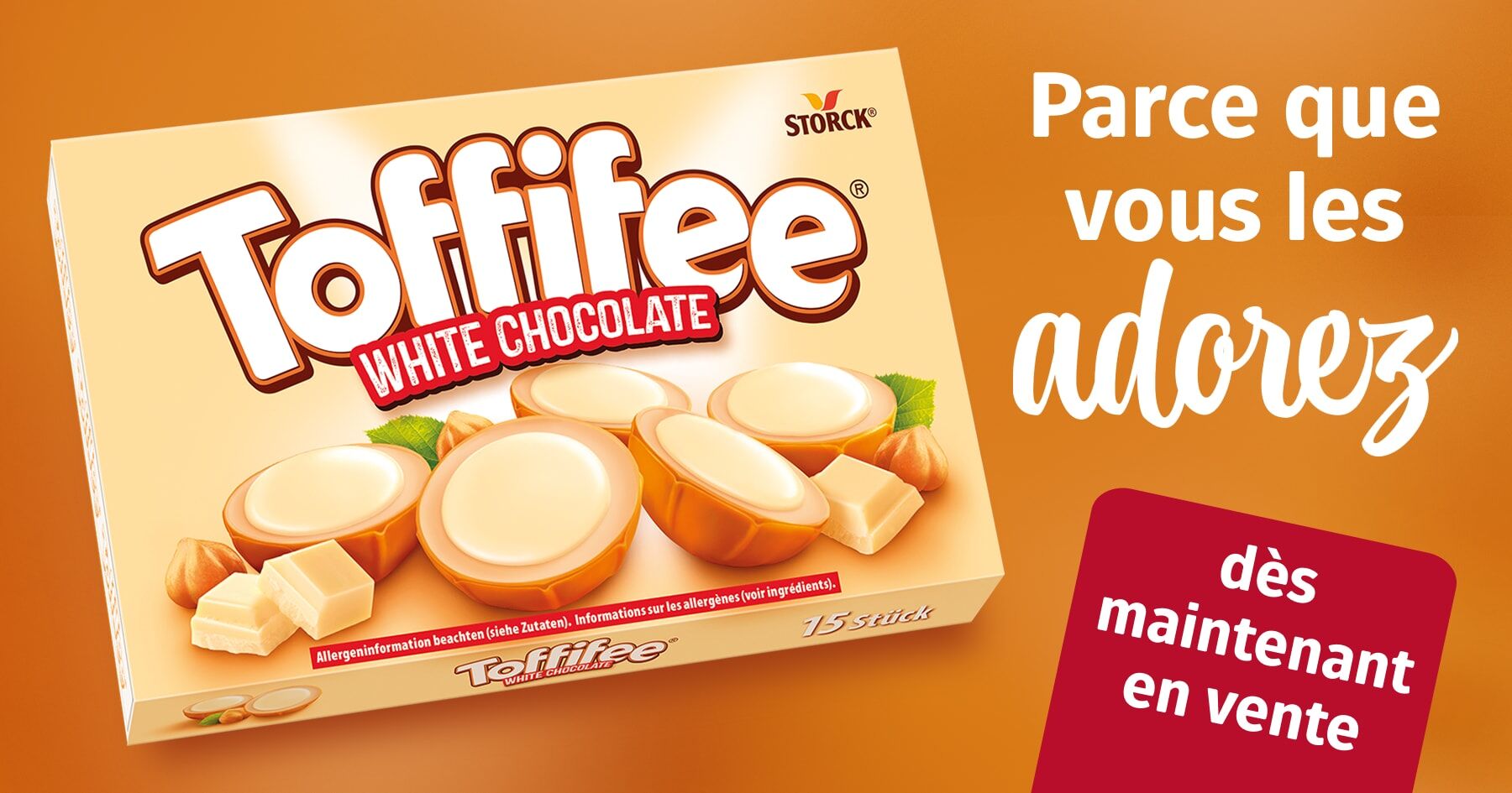 Toffifee White Chocolate – venus pour rester